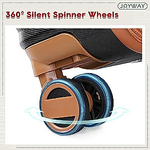 Joyway Luggage 20 Inch Carry On Luggage Sets, Expandable Suitcase Set with Spinner Wheel and TSA Lcok, Hard Shell 3 Piece Luggage Sets for Travel