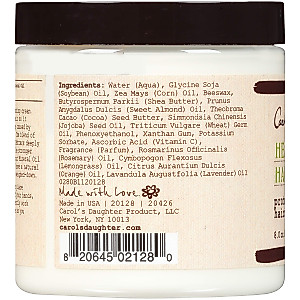 Carol’s Daughter Healthy Hair Butter Protective Cream Hairdress Curl Cream with 7 Essential Oils Shea Butter and Cocoa Butter 8 Ounce for Dry Hair and Scalp, 8 oz