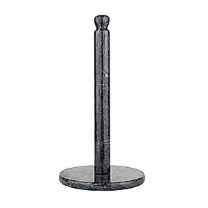 Homeries Marble Paper Towel Holder – Deluxe Upright Towel Dispenser for Kitchen Countertop, Cabinet & Bathrooms – Non Steel & Non Plastic Design – Heavy Duty, Solid Standup Paper Towel Holders