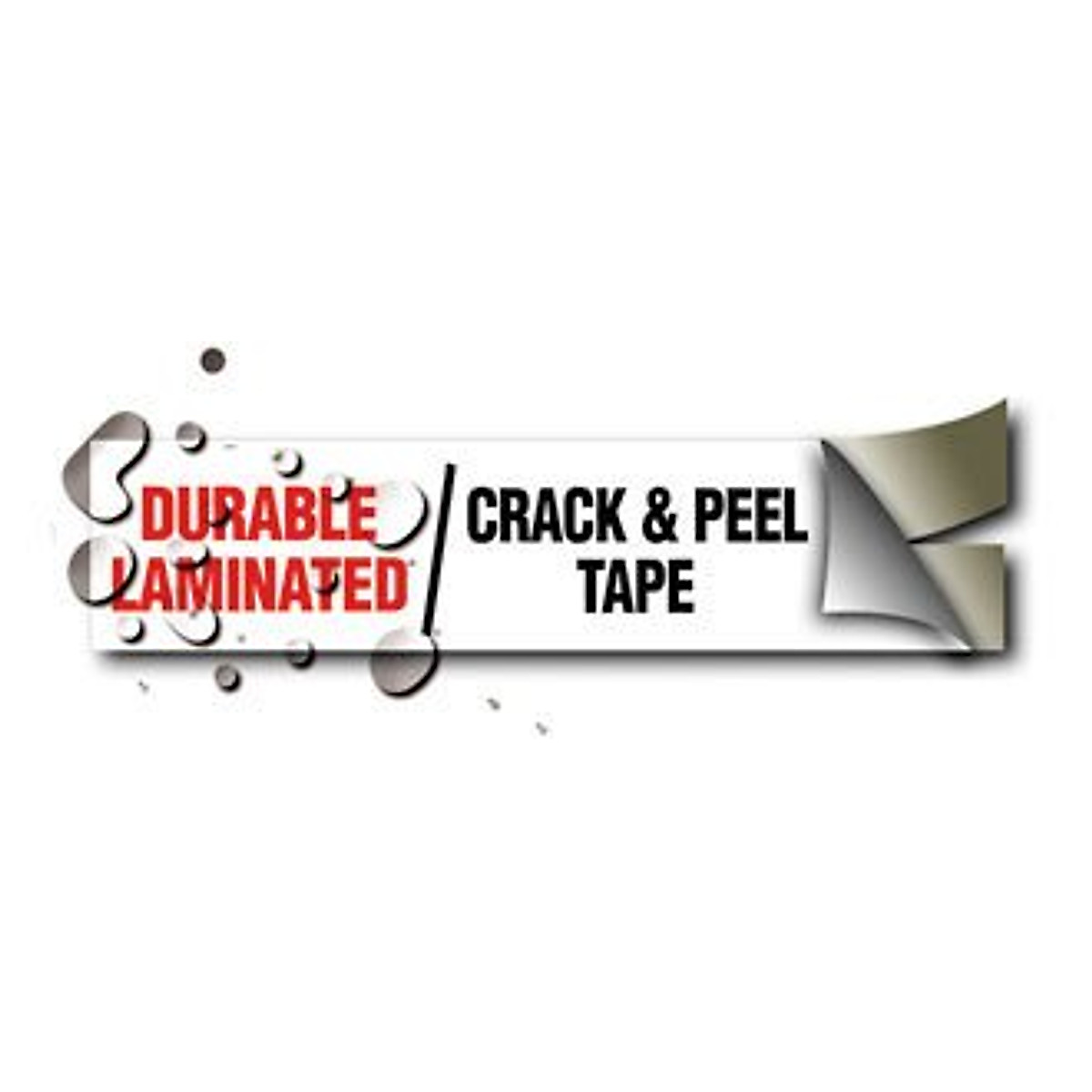 Brother 3/4" (18mm) Black Print on Clear Extra Strength Adhesive P-touch Tape for Brother PT-1890, PT1890 Label Maker