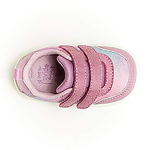 Stride Rite 360 Baby Girls Hayden Sneaker, Pink Multi, 4 Infant US