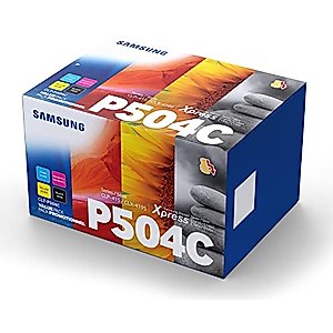 Samsung CLT-P504C - 4-Pack - Black, Yellow, Cyan, Magenta - Original - Toner Cartridge (SU400A) - for Samsung CLP-415, CLX-4195, MultiXpress SL-C1453, C1454, Xpress SL-C1404, C1810, C1860