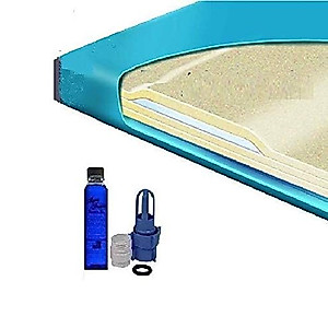 Queen 3000L 80% Semi Waveless Waterbed Mattress with Fill Kit and 4oz Conditioner
