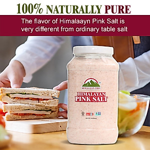Himalayan Chef Himalayan Pink Salt Fine Grain, Plastic Jar-5 lbs
