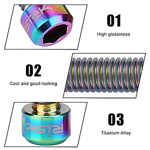 Vbestlife Disk Brake Bolts Hex Bolt 2Pcs M6 X 25mm Screw Bolts for Mountain Bike ycle Disc Brake Caliper