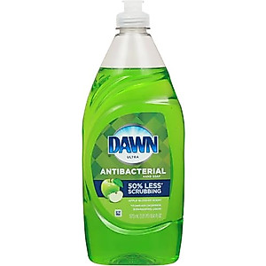 Dawn Ultra Antibacterial Hand Soap, Dishwashing Liquid Dish Soap, Apple Blossom Scent, 19.4 fl oz