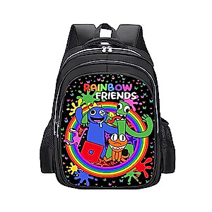 Rainbow friends Backpack Gift Novelty Backpack Portable Large Capacity Packsack 16Inch