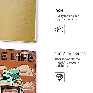 ZZZRSYR Funny Novelty Metal Sign- Outer Banks Pogue Life - Retro Wall Decor Gift for Man Cave Home Gate Garden Bars Cafes Office Store Club 8 X 12 INCH