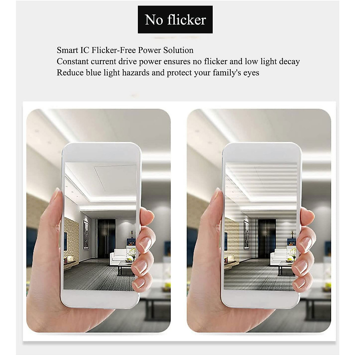 Edearkar 15W GU10 LED Light Bulbs, Equivalent 150W, 1500 Lumens, 6000K Daylight White, LED Bulbs for Recessed Track Lighting, AC100-265V, 38° Beam Angle, Non-Dimmable, GU10 Base, Pack of 6