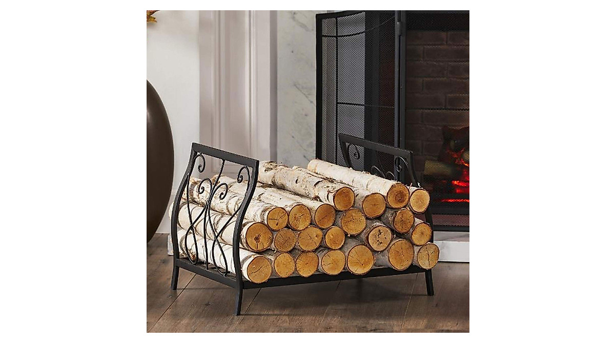 TOMYEUS Wood Storage Log Rack for Indoor & Outdoor Use