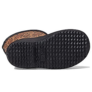 Hunter Little Kids Original First Classic Leopard Print Rain Boot, Rich Tan/Saddle/Black, 7