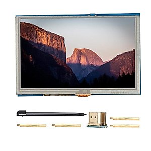 Tosuny Portable Monitor, Touch Screen Monitor 5 Inch HDMI LCD HD Display Gaming Monitor External Monitor for Raspberry PI3 PI2/B Monitor