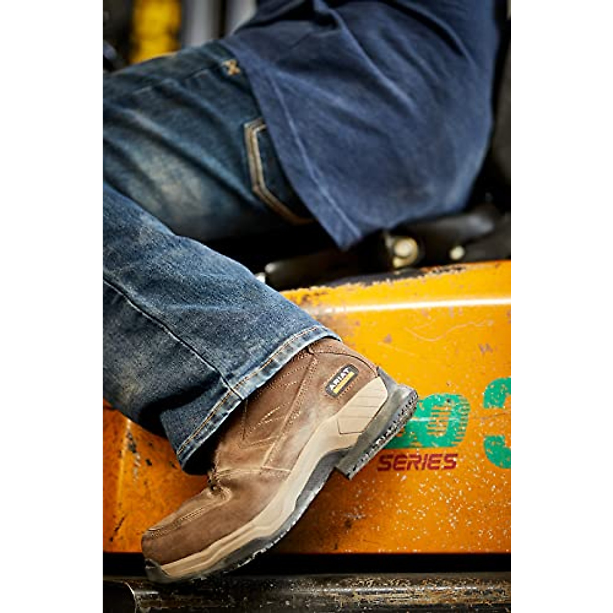 ARIAT Men s Rebar M4 Slim Fit Durastretch Straight Leg Jeans, Carbine, 36W x 32L US