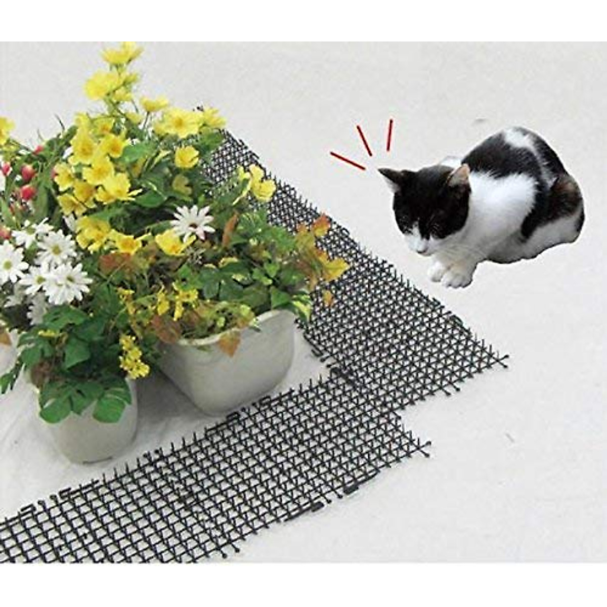 Cat scat mat Anti-Cats Network Digging Stopper Prickle Strip Home Cat Deterrent Mat