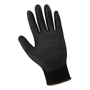 Global Glove Safety Work Gloves work gloves, Black, Large Pack of 144 US
