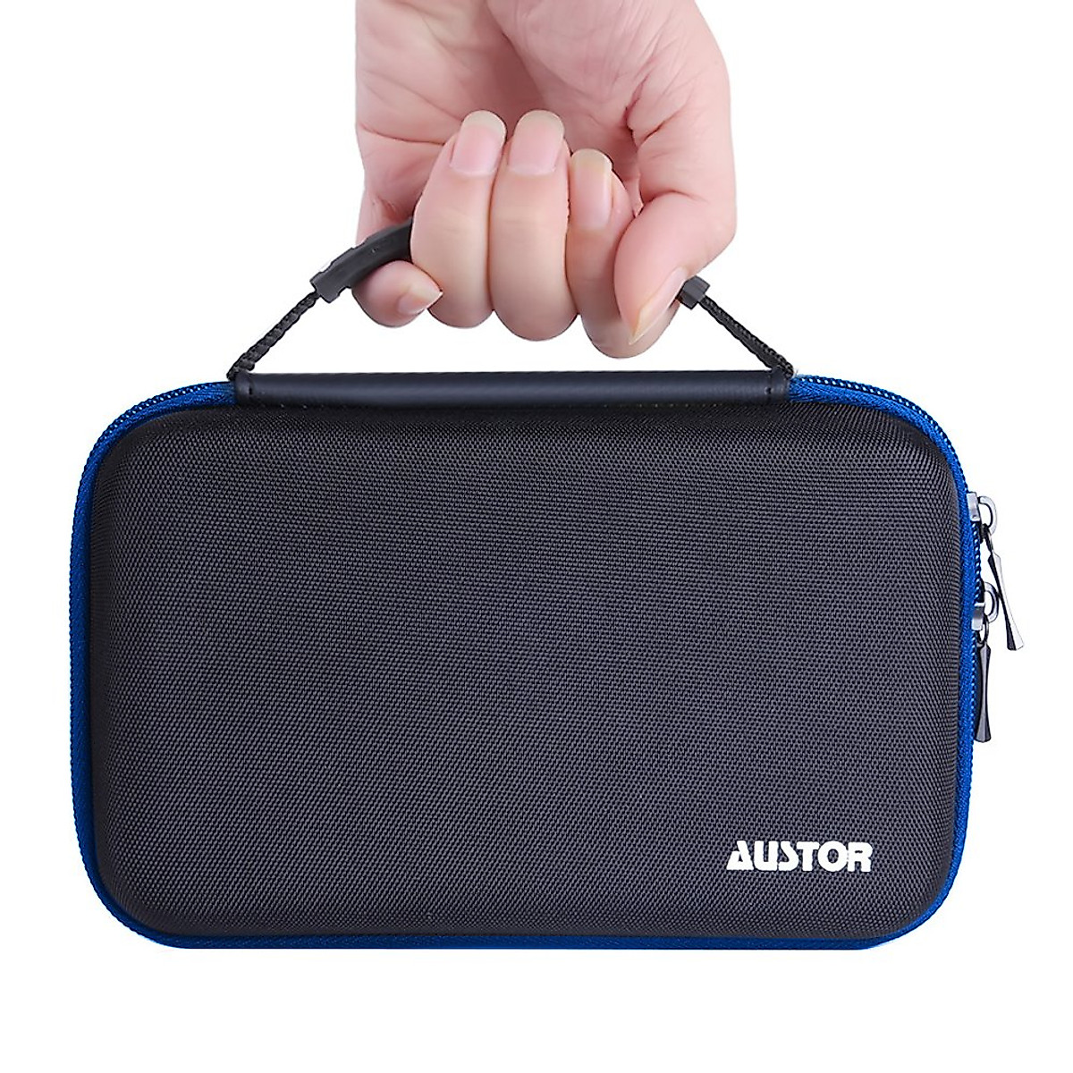 AUSTOR Case for Nintendo New 3DS XL(Black+Blue)