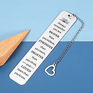 Inspirational Gifts for Women Bookmarks for Book Lovers Birthday Gifts for Son Friends Teens Boys Christmas Gifts for Students Women Men Friends Valentines Graduation Back to School Stocking Stuffers