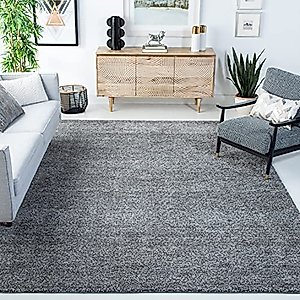 SAFAVIEH Retro Collection 5'5" x 7'6" Grey/Ivory RET560H Modern Non-Shedding Living Room Bedroom Dining Home Office Area Rug