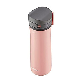 Contigo Jackson Chill Drinks Bottle, Large BPA-Free Stainless Steel Water Bottle, 100% Leakproof, Keeps Drinks Cool for up to 24 Hours; Insulated Bottle for Sports, Cycling, Jogging, Hiking, 590 ml