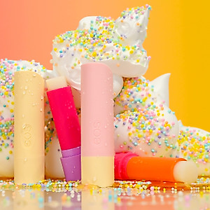 eos Super Soft Shea Lip Balm Sticks - Sweet Treats Variety Pack | Lip Moisturizer | 4 Lip Balms, Marshmallow