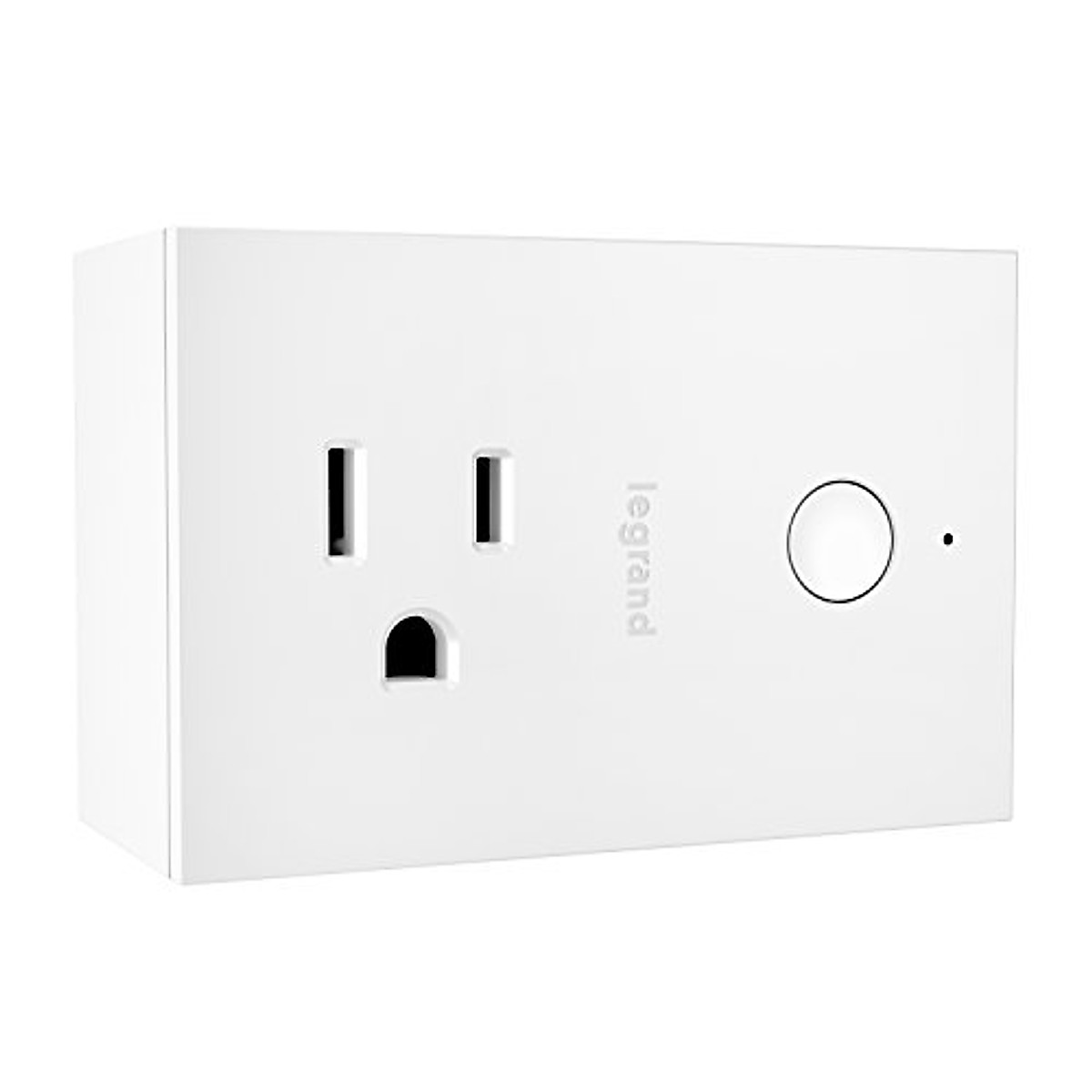 Legrand - Pass & Seymour Radiant WWP10CCV2 Enabled Plug, White Smart Wi-Fi Switch