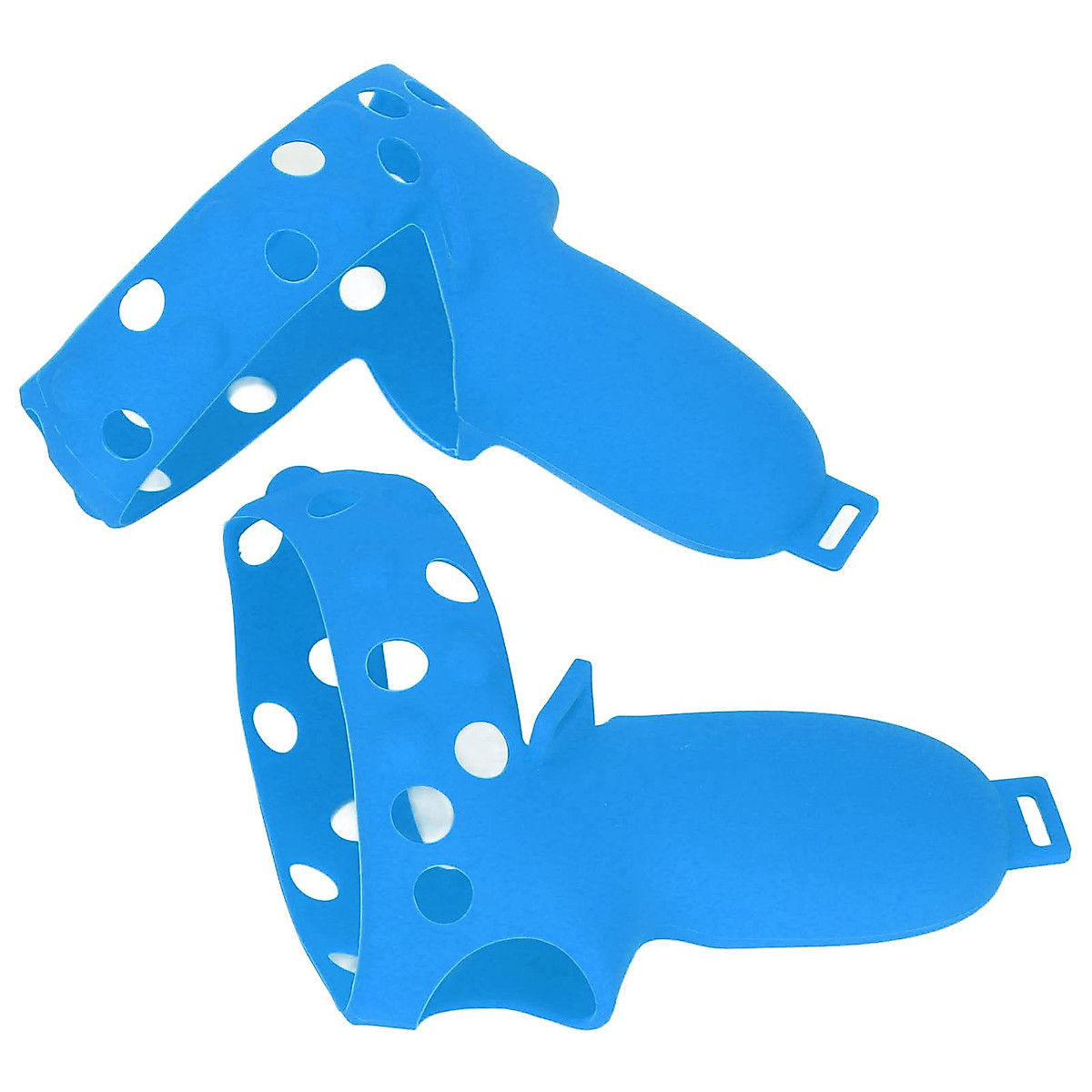 VR Controller Handle , Silicone Handle Protective Sleeve Adjustable for Quest 2(blue)