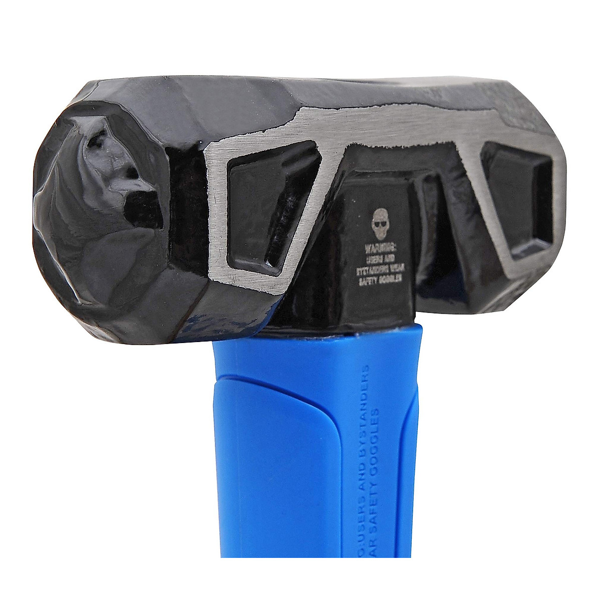 REAL STEEL 0508 Rubber Grip Forged Jacketed Graphite Drilling Sledge Hammer for Striking 3 lb