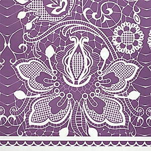 AK ART KITCHENWARE 2pcs Peony Design Mesh Stencil for Royal Icing Lace Cake Stencil Cake Decorating Tools Fondant Cake Mold Lace Mat Pastry Tools Bakeware Sugarcraft Bakery Fabric Stencils MST-06