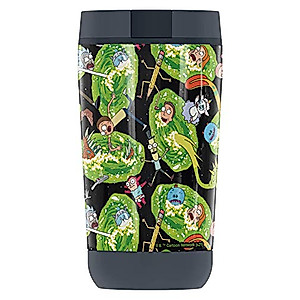 THERMOS Rick and Morty Portal Mayhem GUARDIAN COLLECTION Stainless Steel Travel Tumbler, Vacuum insulated & Double Wall, 12 oz.