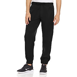 MediChic Mens Scrubs Stretch Scrub Joggers Pants with Six Pockets, Available in Over Eight Colors Black