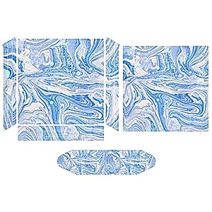 Rose Gold Marble Design Watercolor Gradient Texture PS4 Skin Console-PS4 Gamepad Controller Whole Body Skin Body Vinyl Sticker Sticker