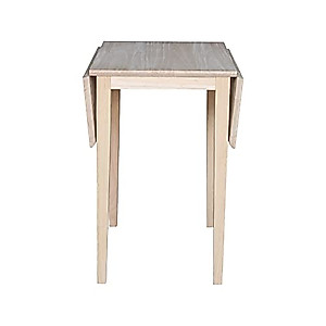 International Concepts Small Drop-leaf Table, Unfinished