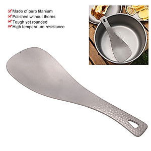 Rice Paddle, Titanium Rice Scooper Spoon Rice Spoon Rice Paddle Rice Cooker Spatula Serving Spatula Ladle Cooking Utensil for Restaurant and Home