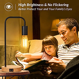 Dimmable Vintage LED Edison Light Bulbs 100W Equivalent, 8W ST58 Warm White 2700K 1200Lumens ST19 Antique LED Filament Bulbs, E26 Base, Clear Glass, CRI90+, Great for Home Bathroom Kitchen(4 Pack)