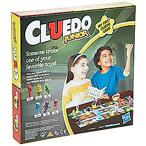 Hasbro Gaming Clue Junior Board Game for Kids Ages 5 and Up, Case of The Broken Toy, Classic Mystery Game for 2-6 Players,4.13 x 26.67 x 26.67 cm