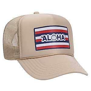 OTTO Wholesale 12 x Polyester Foam Front 5 Panel High Crown Mesh Back Trucker Hat - Royal - (12 Pcs)