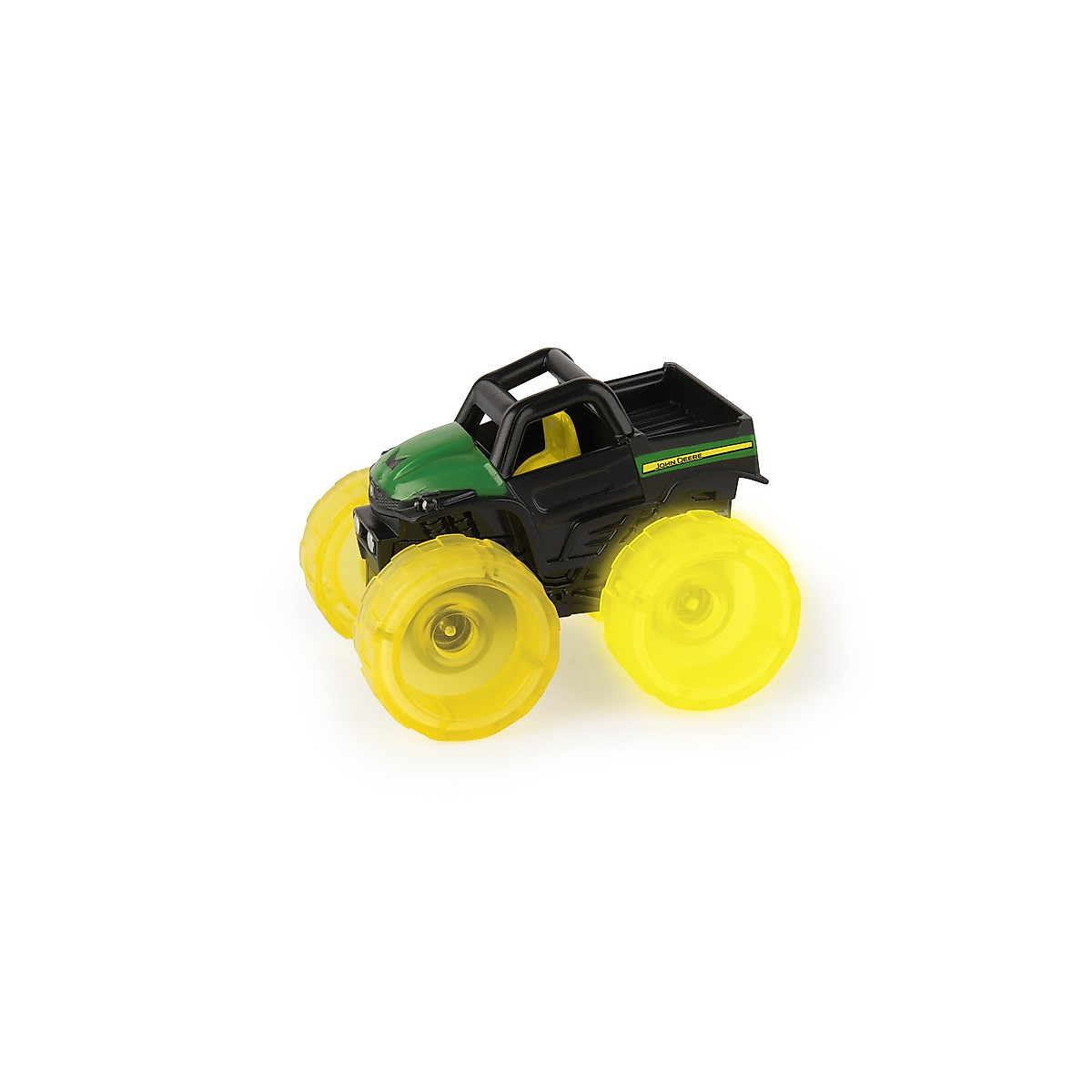 John Deere Monster Treads Lightning Wheels Mini Vehicle - Includes 1 Miniature Monster Truck Toy - Gator or Tractor Toy (Vehicle May Vary) - John Deere Toys