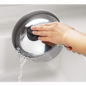 Yoshikawa SJ3199 Kurumen Tei Single Handled Pot 6.3 inches (16 cm), 2.1 L (2.1 L) with Lid, Made in Japan