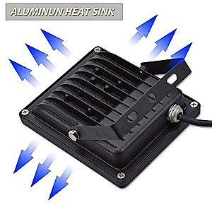 GLW 30W RGB LED Flood Light Remote Control Outdoor Landscape Lighting IP65 Waterproof 16 Colors Changing 4 Mode Security Light for Garden,Lawn,Yard (2 Pack)