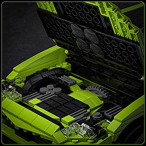 Mould King Cars Urus SUV Model Cars Building Toys, 10019 MOC Car Building Blocks Sports Car Toys, Collectible Model Car Kits Speed Race Car Building Kits for Adults Car to Build for Kids 8+ (1538 PCS)