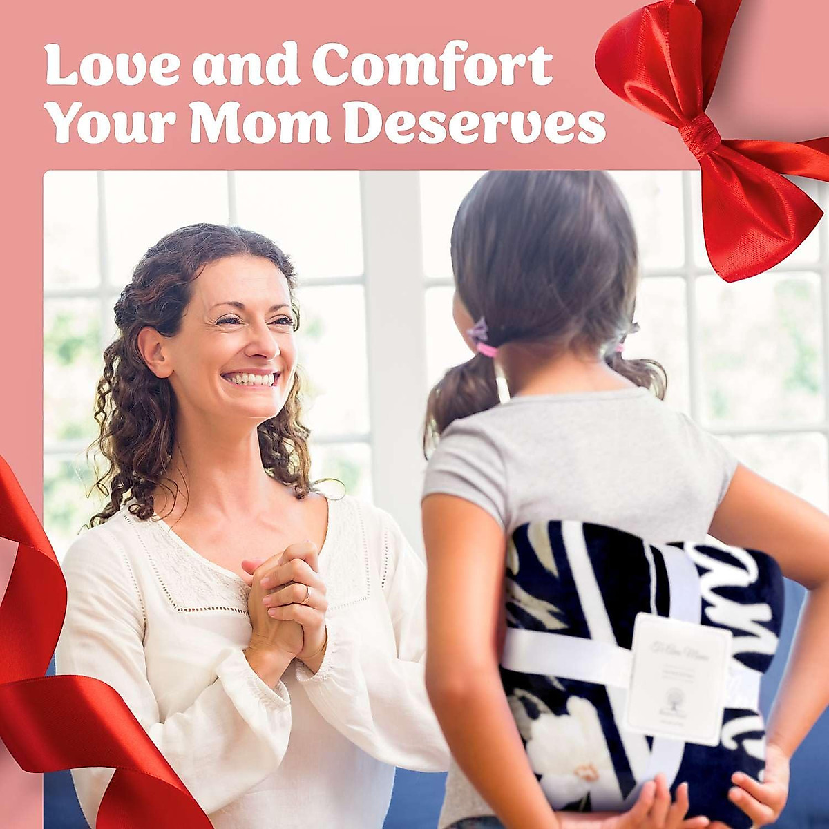 Mom Birthday Gifts From Son, Mom blankets from daughter to mom, Mom Gifts, Gifts For Mom Birthday, Present for Mom Blanket, Moms Birthday Gift Ideas, Mom blanket, Throw Blanket, 65" × 50" (flowers)