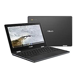 ASUS Chromebook Flip C214MA-YS02T 11.6” Ruggedized and Water Resistant Chromebook, 360 Touchscreen 2 in 1, Intel N4000, 4GB DDR4 RAM, 32GB Storage, Mil STD design, Chrome OS, Stylus