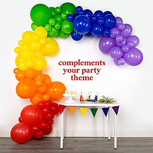 Lunar Bliss 16 ft Balloon Arch & Garland Kit | 102 Balloons, Rainbow | Birthday Party Decorations, Baby Shower (Rainbow)