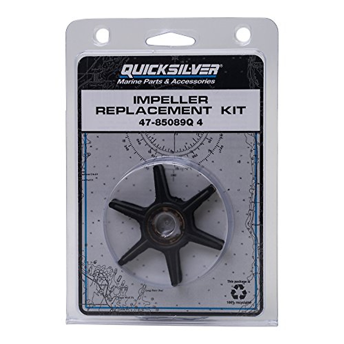 Quicksilver 85089Q4 Water Pump Repair Kit for Mercury and Mariner Outboards 15-25 Hp 2-Cycle Outboards