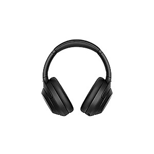 Sony WH-1000XM4 Wireless Premium Noise Canceling Overhead Headphones - 30hr Battery Life, Over Ear Style with Mic for Phone-Call and Alexa Voice Control - Black International Version