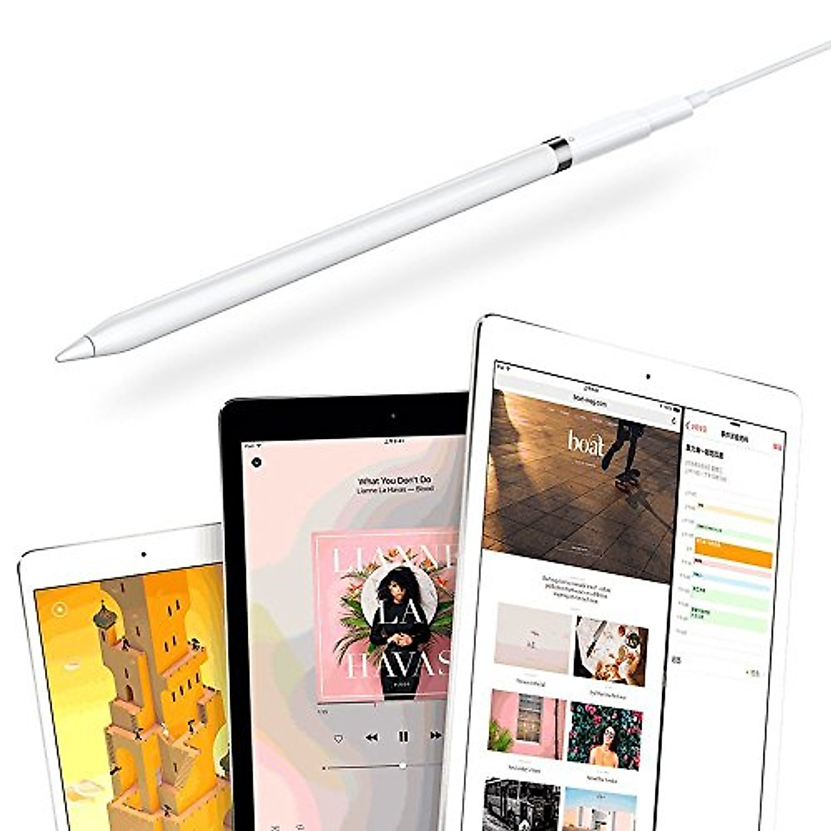 Jiunai 2 Pack Adapter Compatible with Apple Pencil Adapter Female to Female Charging Adapters Lightning Cable Adapter for iPad Pro Apple Pencil