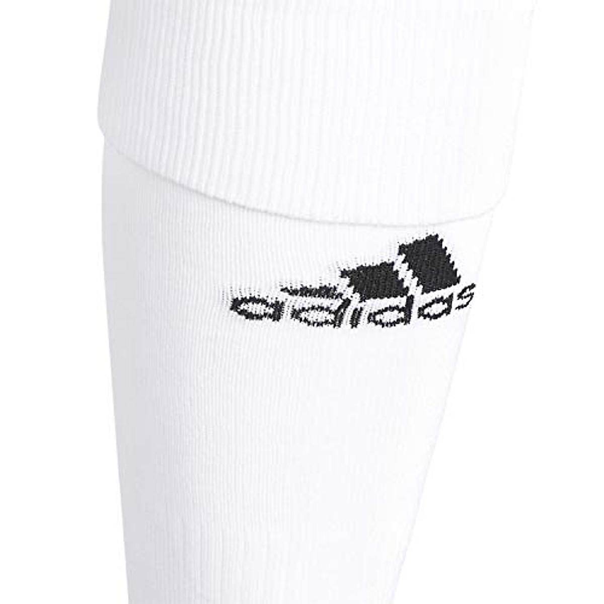 adidas Copa Zone Cushion 4 Soccer Socks for Boys, Girls, Men and Women (1-Pair), White/White, X-Small