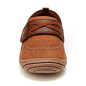 Stride Rite 360 baby boys Hampton Boat Shoe, Brown, 4 Infant US