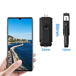 USB C Smart Card Reader, CAC/DOD Military Multi Memory Card Reader Supports SD/Micro SD/SDHC/SDXC/MMC/TF and SIM Adapter/Writer, Compatible with Windows, Mac OS, Linux, Android