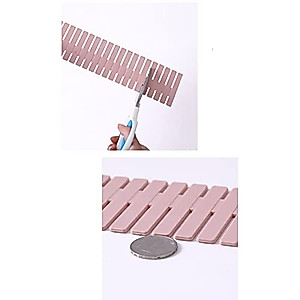 plplaaoo Adjustable Drawer Organizer, 4PCS Drawer Divider, Plastic Drawer Storage Partition, Home Adjustable Clapboard for Socks, Underwear, Makeup, Can Help Tidy Kitchen, Bedroom (37 * 7cm-White)